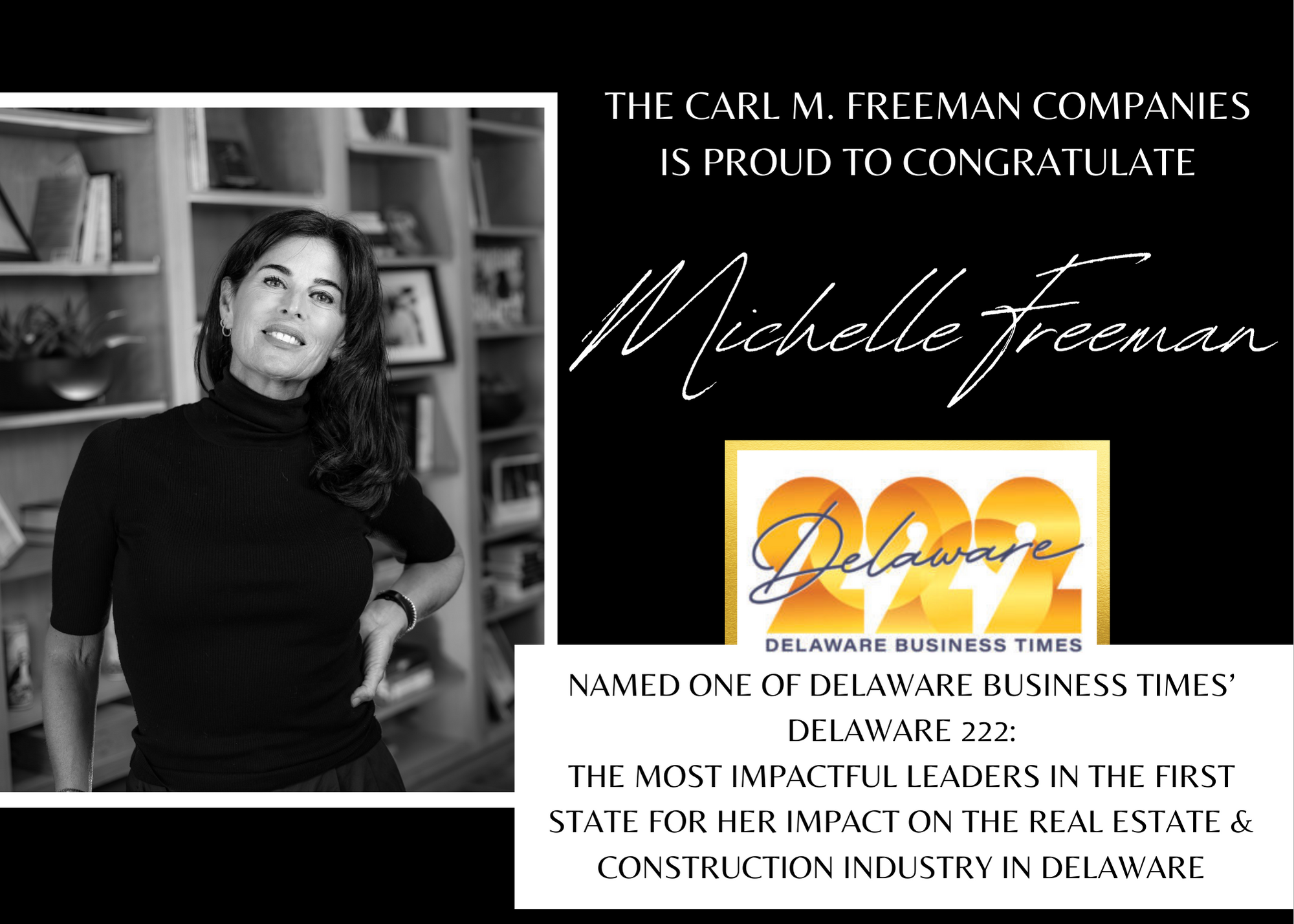 Michelle Freeman Named to the Delaware Business Times 222 List » Carl M ...
